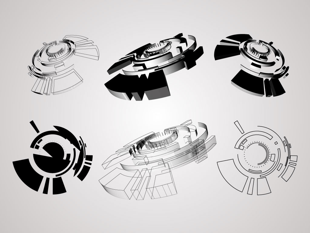 3D Tech Shapes 3D Tech Shapes